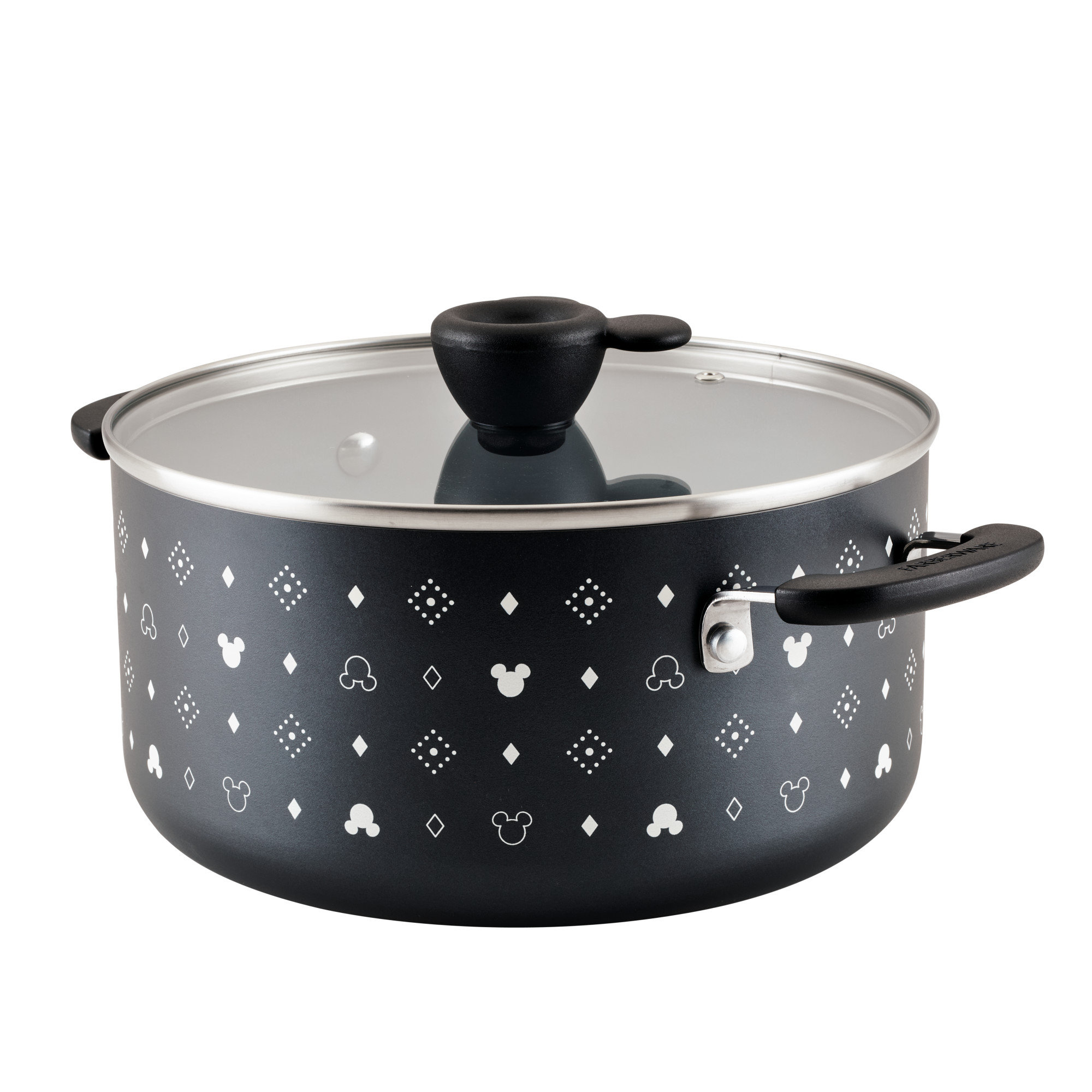Farberware Disney Monochrome Ceramic Nonstick Stockpot With Lid, 5.5 ...