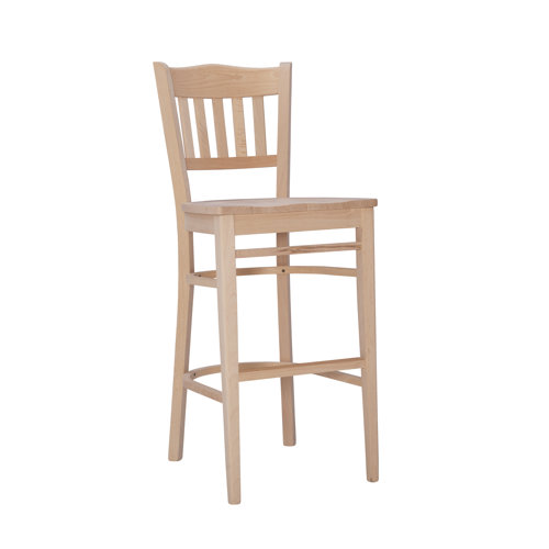 Lark Manor Sciota Solid Wood Bar Stool & Reviews | Wayfair