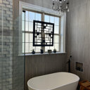 Bond Tile Auburn Ribbon 24 in. x 48 in. Porcelain Ribbed Wood Look Wall ...