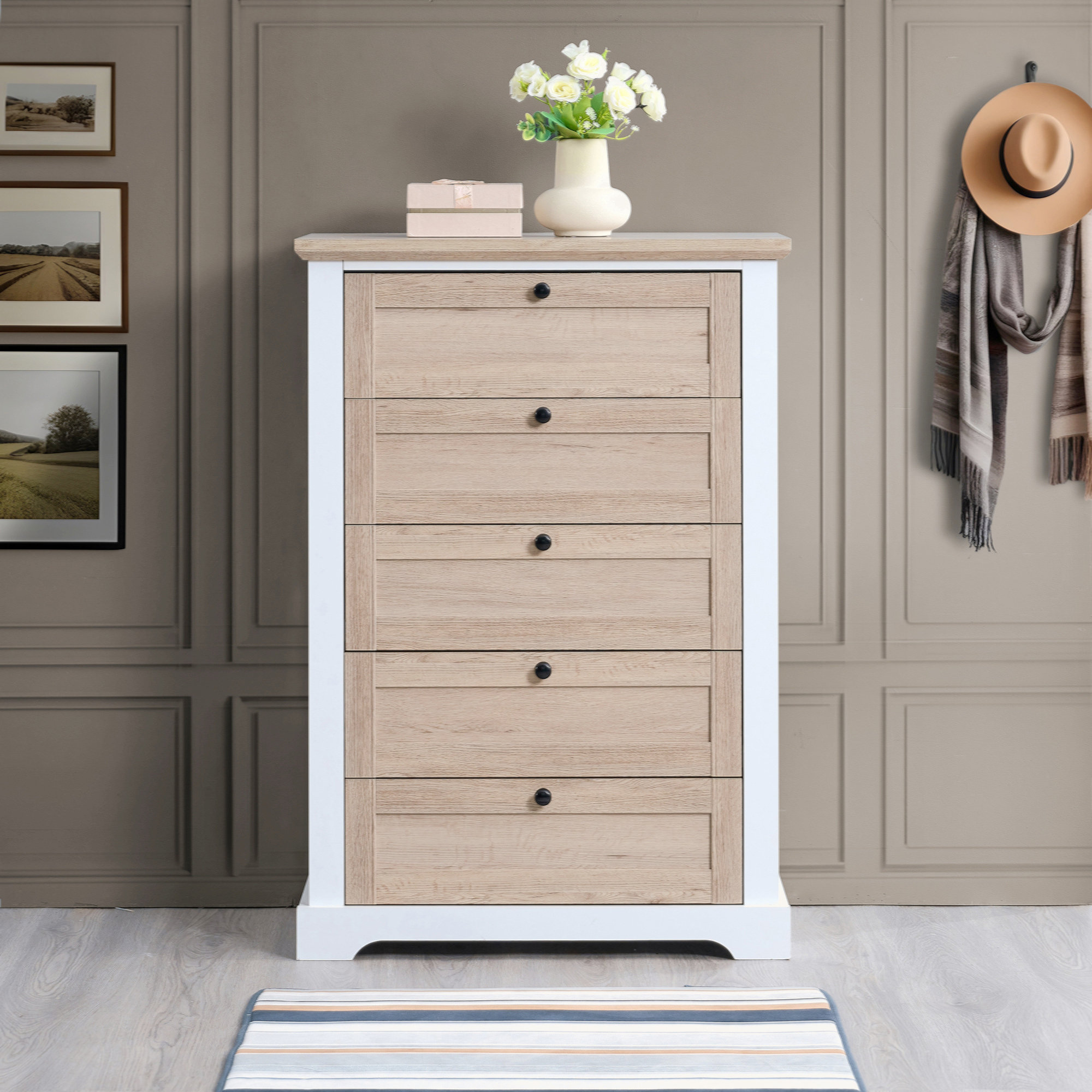 Lark Manor 5 Drawer Chest With Interlock Drawer Feature – Drawer Slide ...