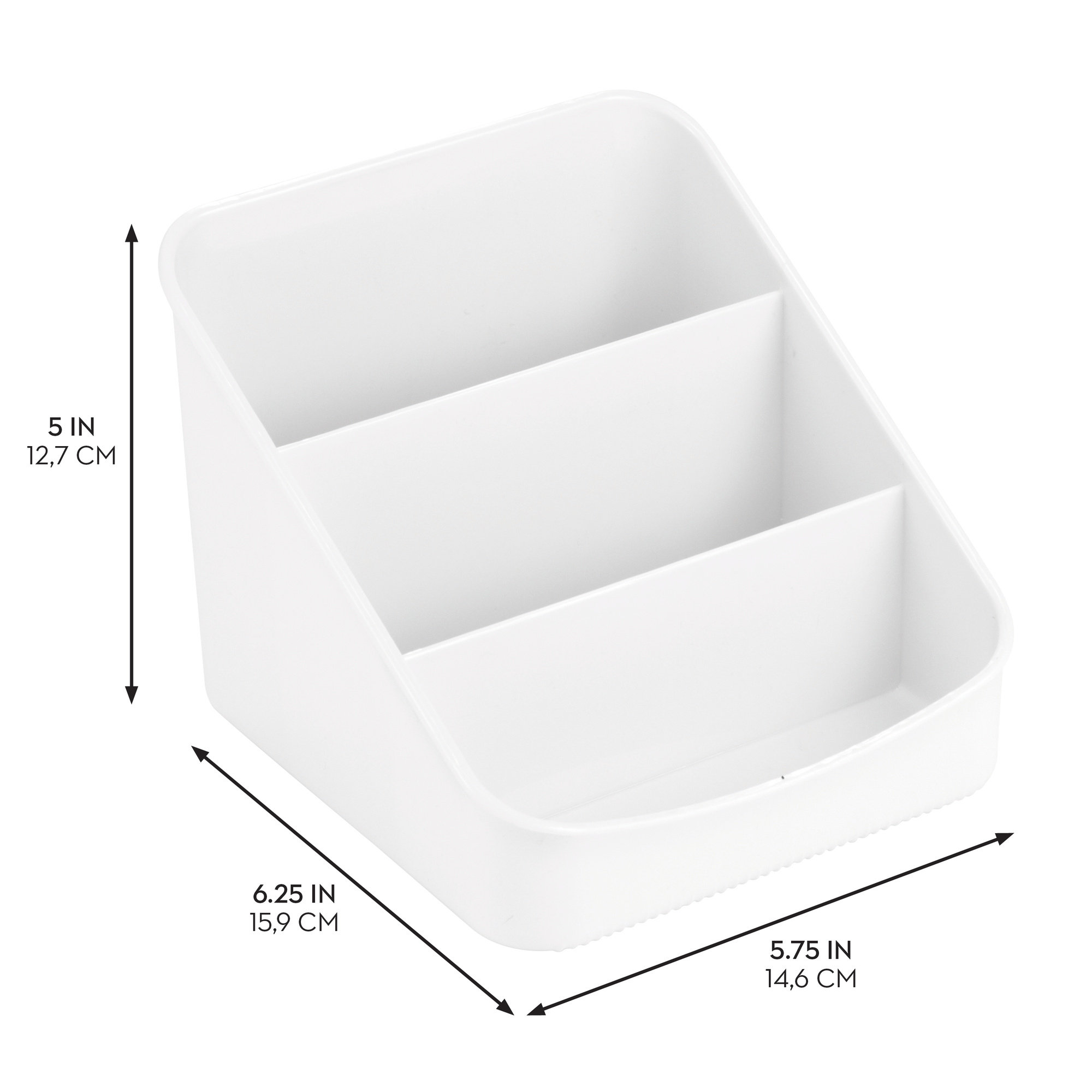 iDesign 3-Section Divided Packet Organizer for Kitchen and Pantry ...