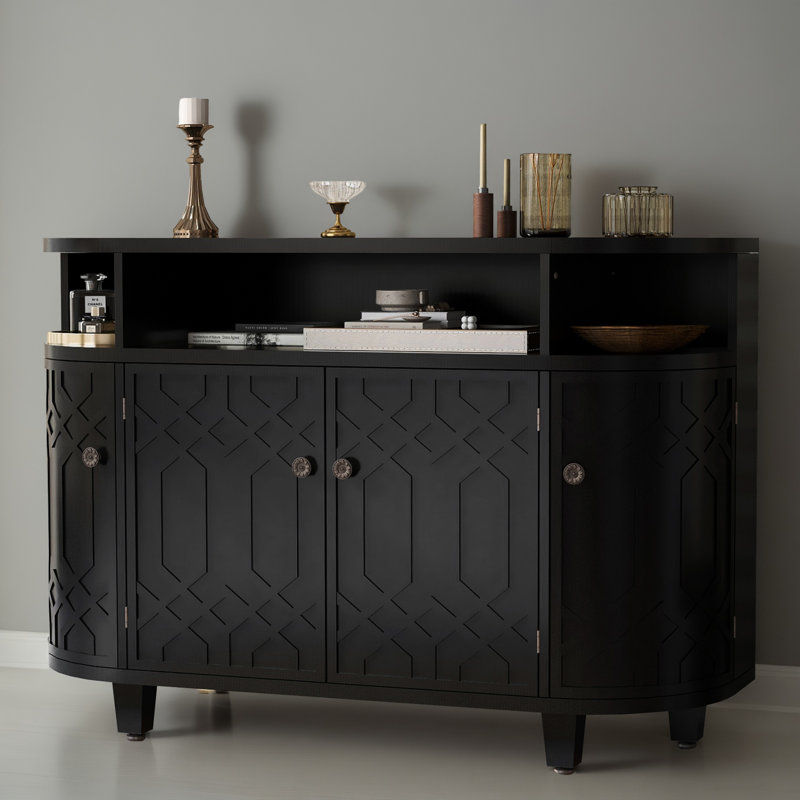 Red Barrel Studio® 48" Kitchen Storage Sideboard Buffet Cabinet Console ...