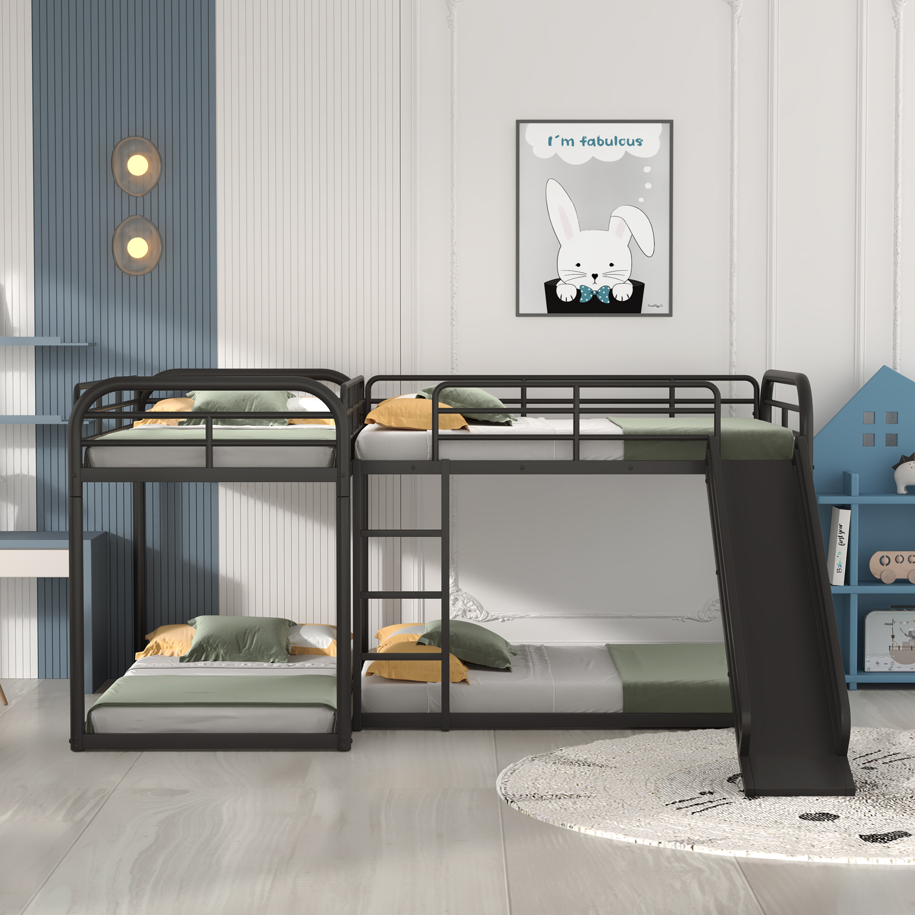Isabelle & Max™ Fodor Kids Twin Over Full Bunk Bed | Wayfair