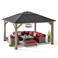 Wood Gazebos You'll Love | Wayfair