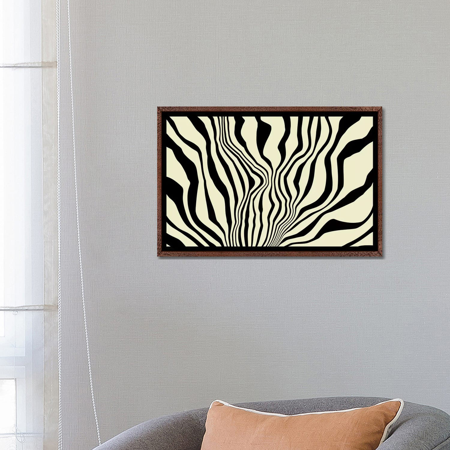 Ivy Bronx Modern Art - Zebra Print | Wayfair.co.uk