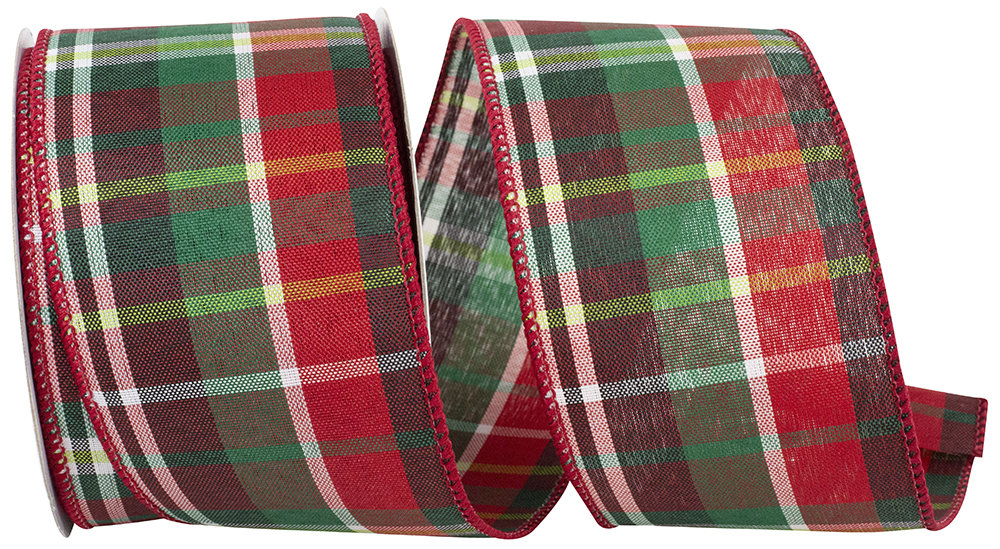 The Holiday Aisle® Red/Green Grand Christmas Plaid Tradition Value ...