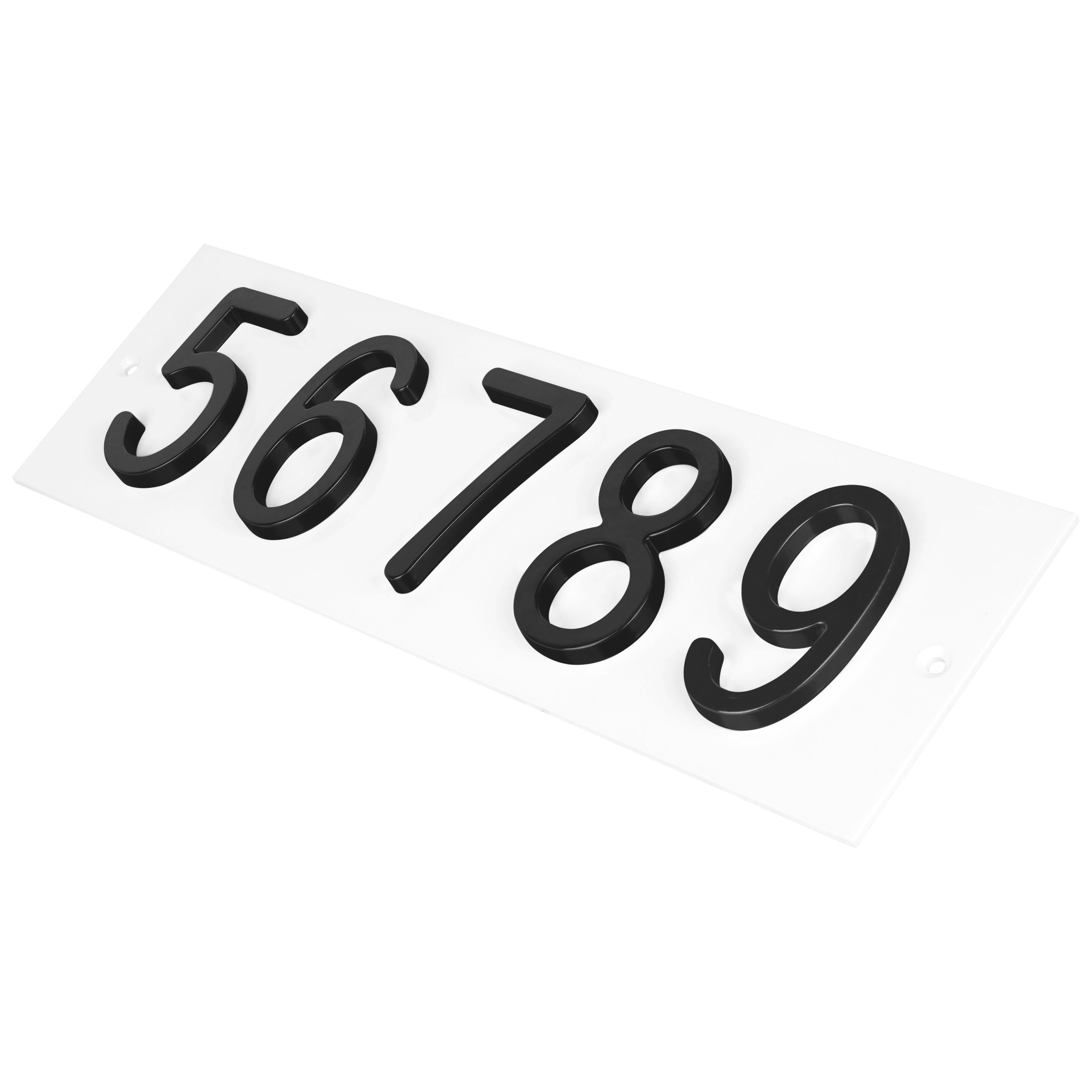 Royal Shade Flush Mount Horizontal Aluminum Address Plaque – Customized ...