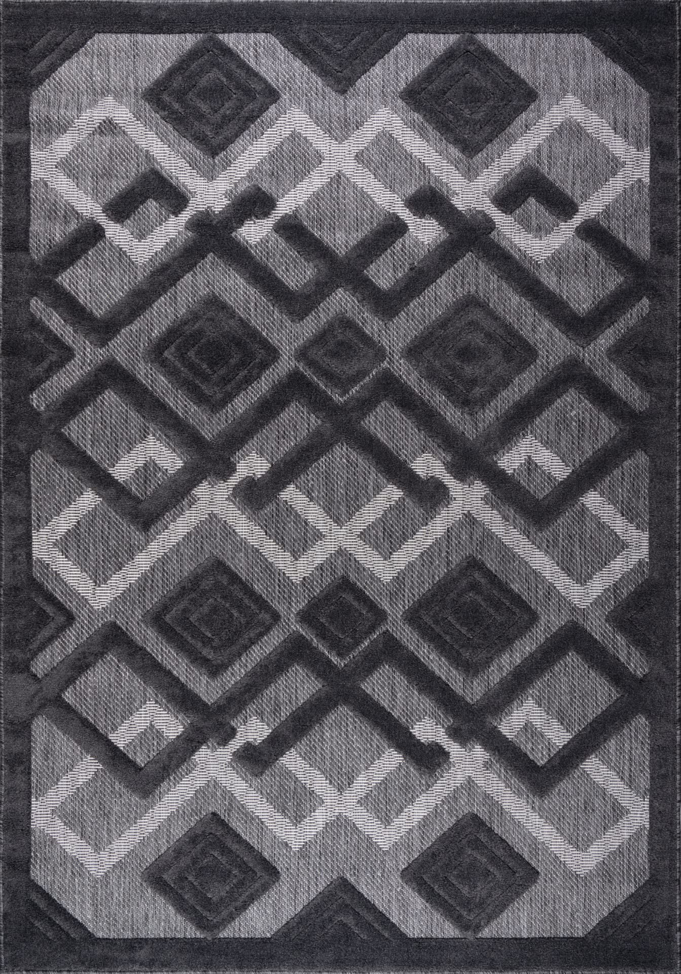 Union Rustic Geometric Modern Contemporary Outdoor Area Rug for ...