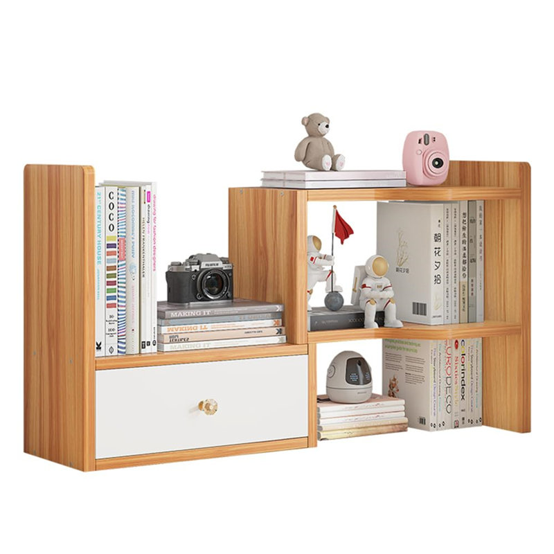George Oliver Expandable Desktop Bookshelf – Adjustable Desk Organiser ...