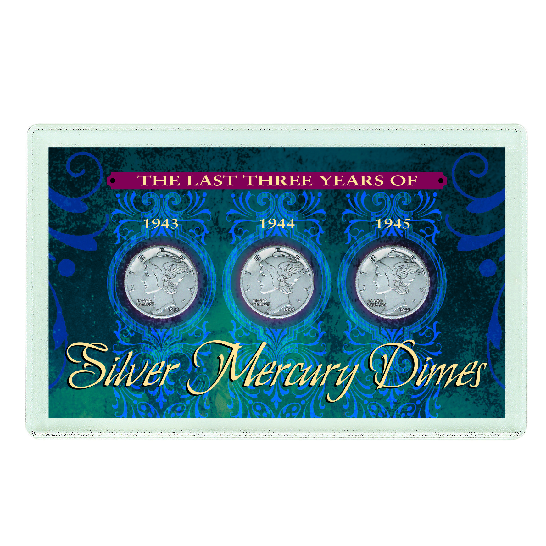 American Coin Treasures Last Three Years of Mercury Dimes Decorative ...