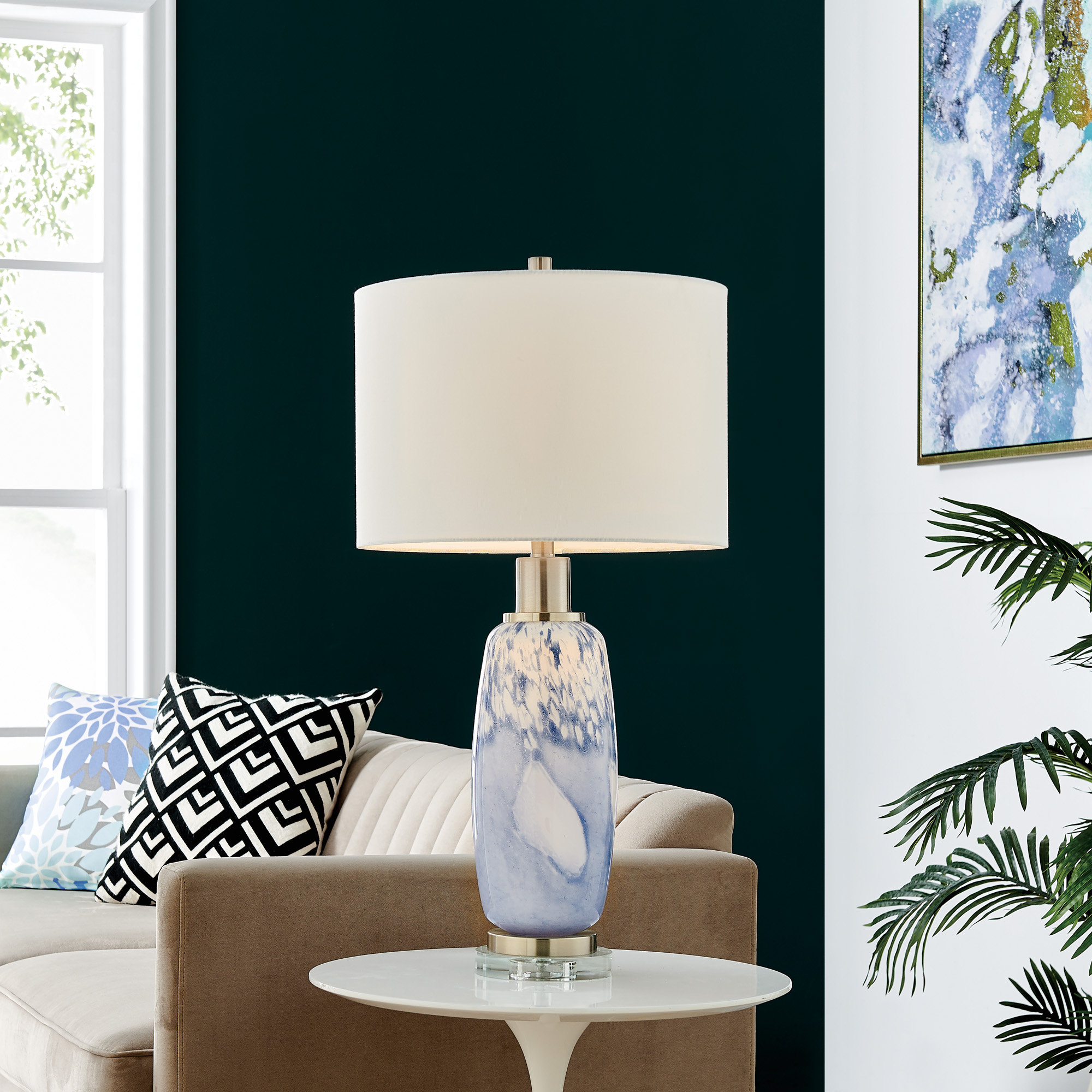 Everly Quinn Crystal Table Lamp | Wayfair