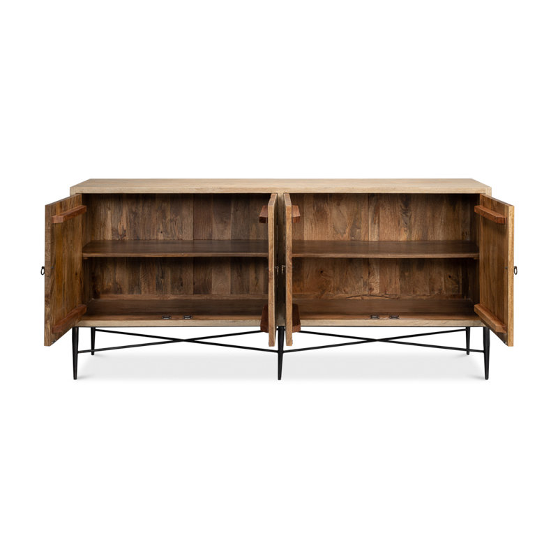 Sarreid Ltd Archie 79" Wide Mango Solid Wood Sideboard | Perigold