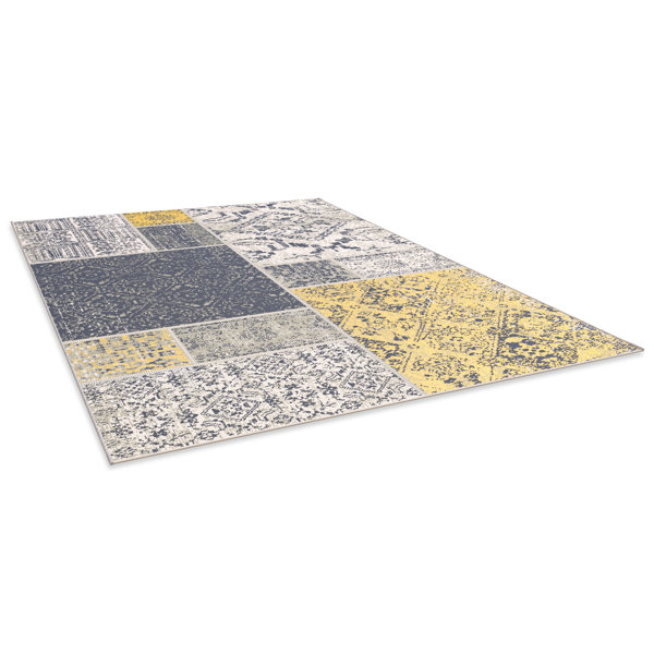Latitude Vive Swinton Patchwork Machine Woven Area Rug | Wayfair.co.uk