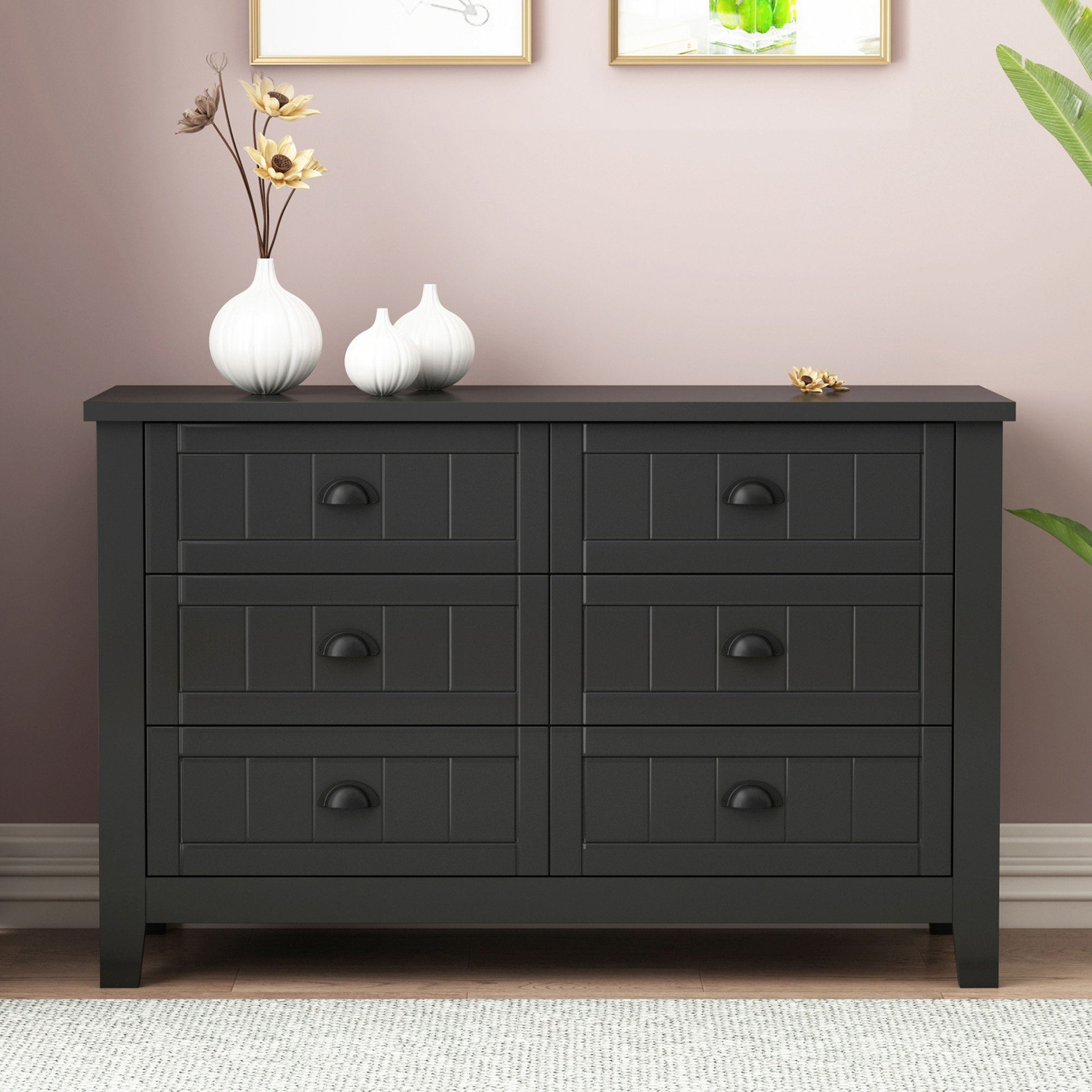 Lark Manor™ Drawer Dresser BAR CABINET Side Cabinet,Buffet Sideboard ...