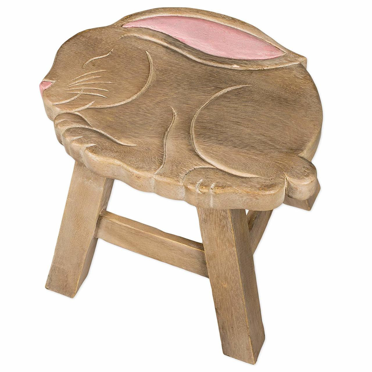 Harper Orchard Oteri Bunny Rabbit Step Stool | Wayfair