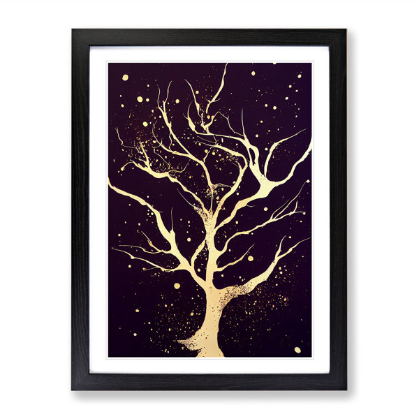 Marlow Home Co. Ravishing Tree - Single Picture Frame Painting ...