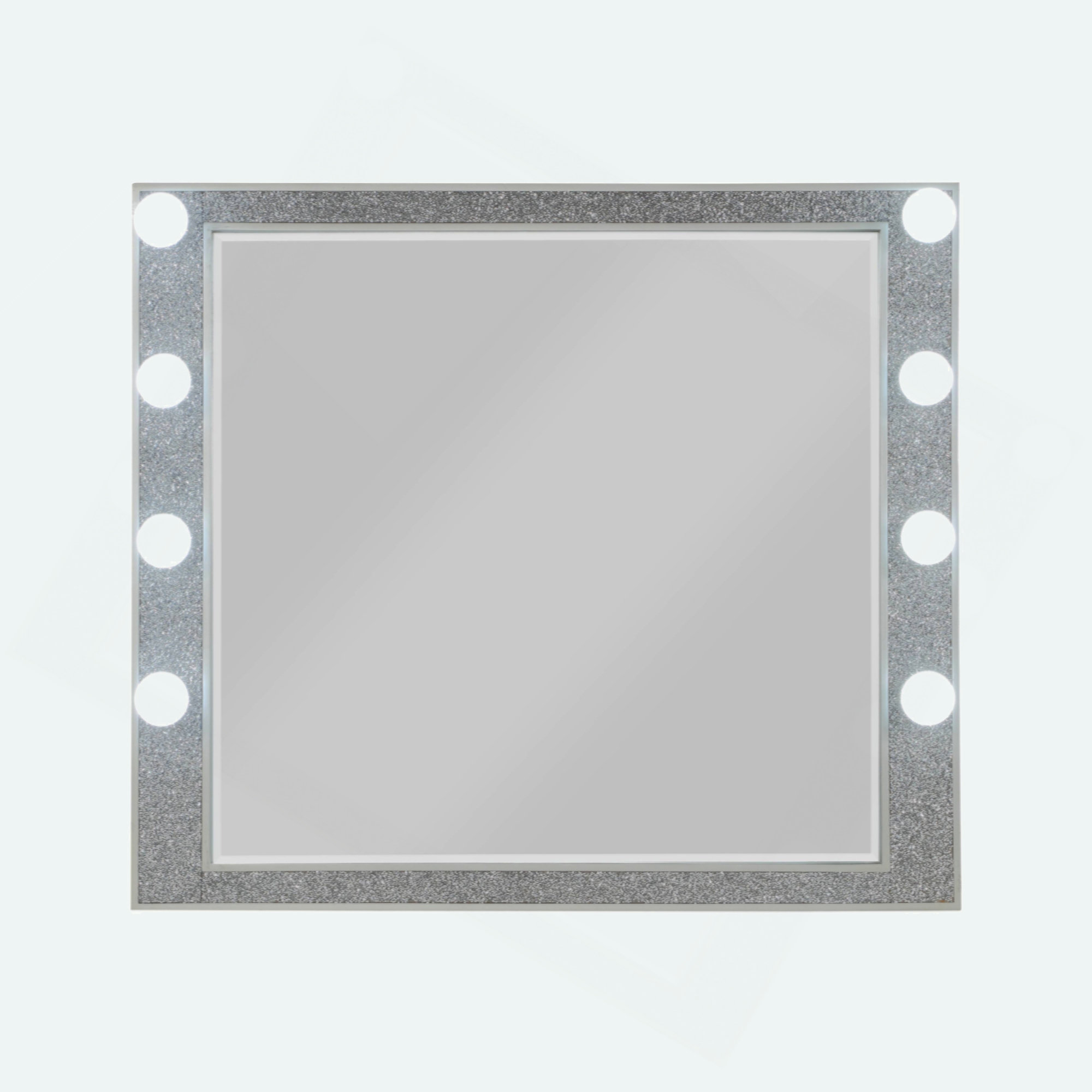 Mercer41 Mirrored & Champagne Finish Mirror W/Light | Wayfair