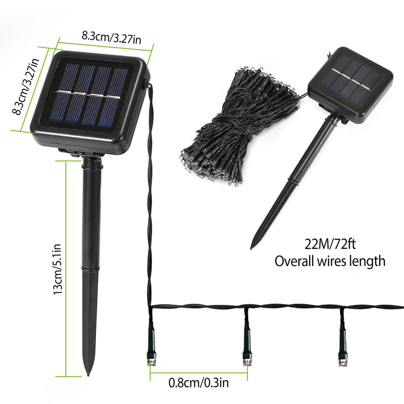 iMounTEK Black Solar Powered Integrated LED Metal Pathway Light | Wayfair