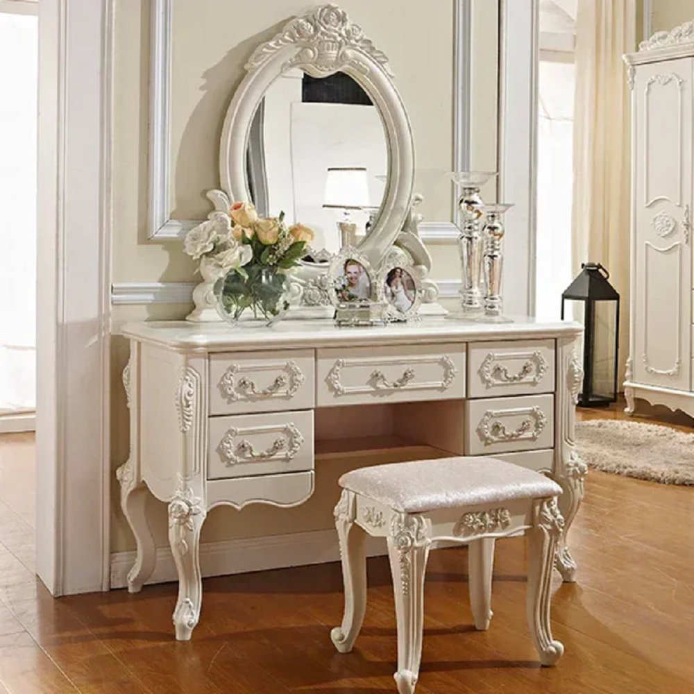 Splendor Furniture Light Luxury European Dressers For Bedroom Princess ...