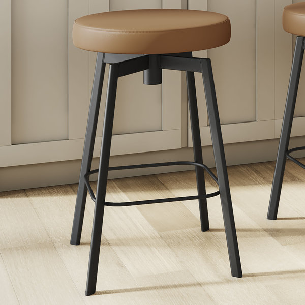 Backless Swivel Counter Height Bar Stools You'll Love | Wayfair