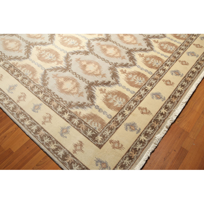 Canora Grey Gorbold Wool Ikat Rug | Wayfair