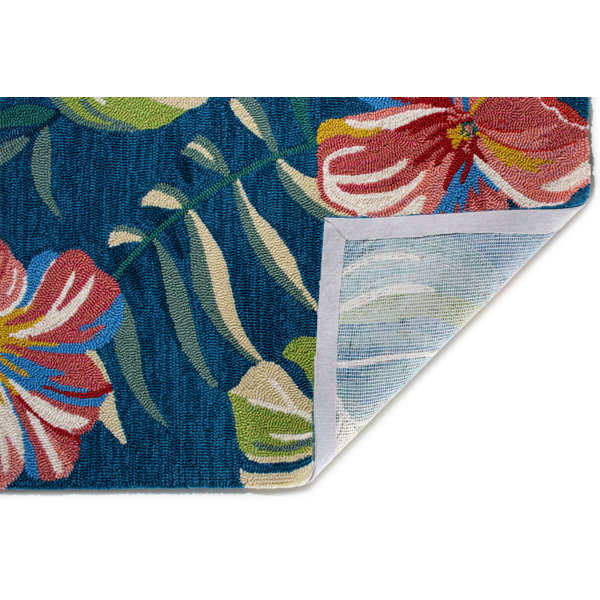 Beachcrest Home Barthel Hand Hooked Floral Rug | Wayfair