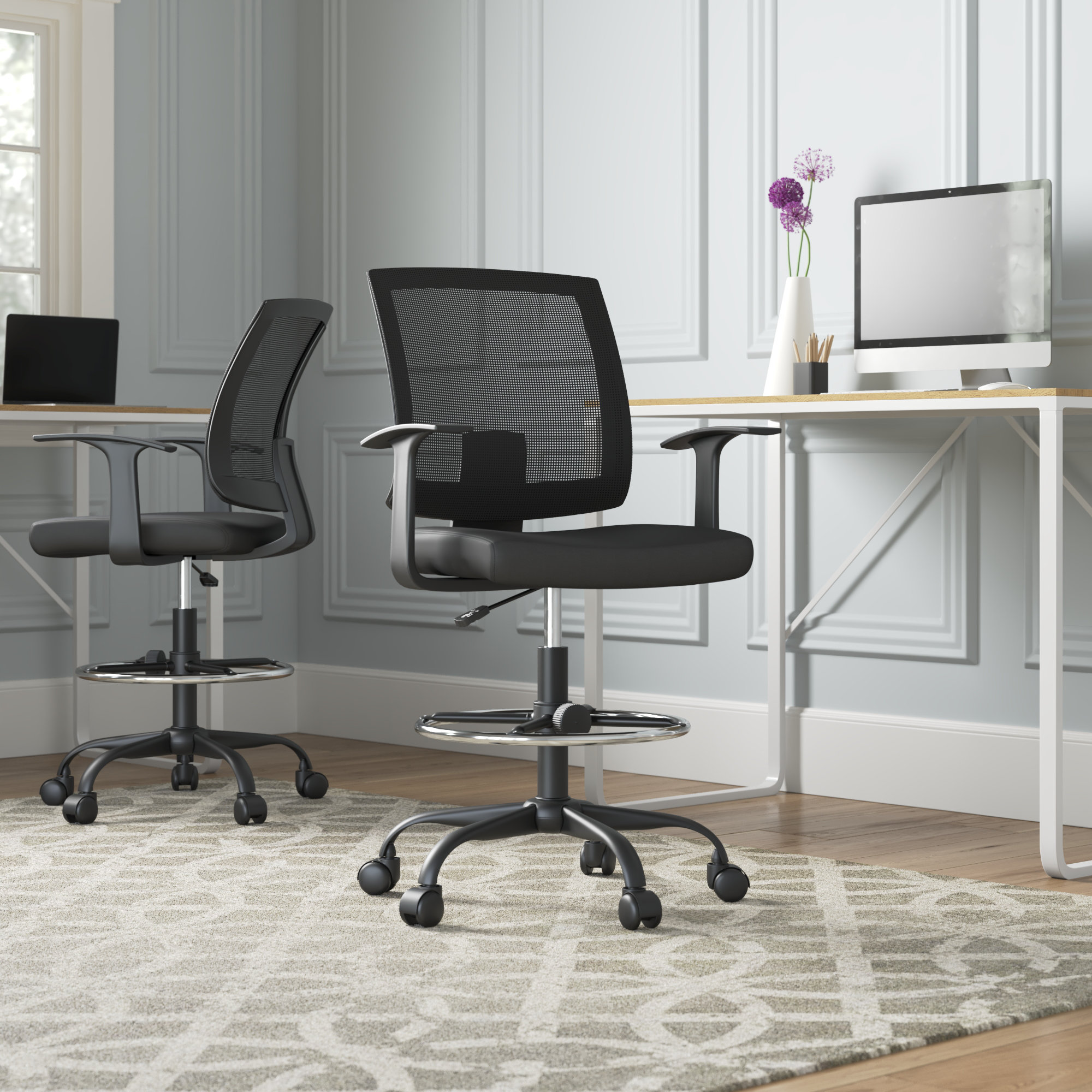 Ivy Bronx Basima 2 Piece Task Chair Set | Wayfair