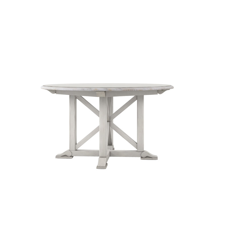 A.R.T. Alcove 54" Extendable Solid Wood Pedestal Dining Table | Wayfair