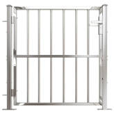 XCEL 60'' H x 48'' W Black Metal Gate & Reviews | Wayfair