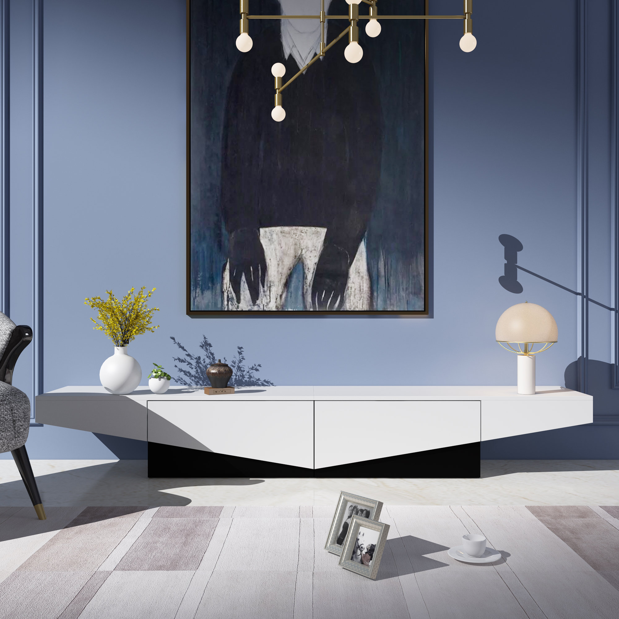 MoonQuake TV Stand for TVs up to 85" - Wayfair Canada