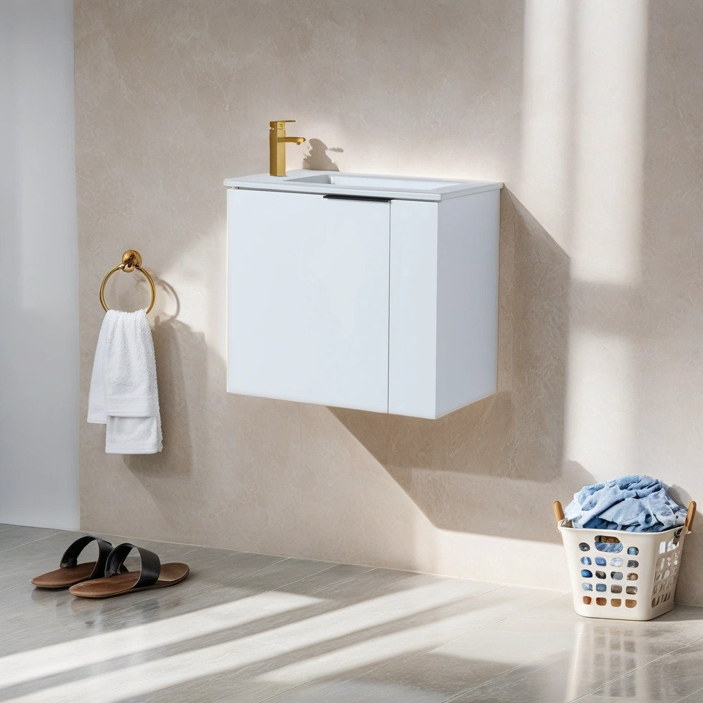 Ebern Designs 22 Inch Bathroom Vanity with Sink for Small Bathrooms ...