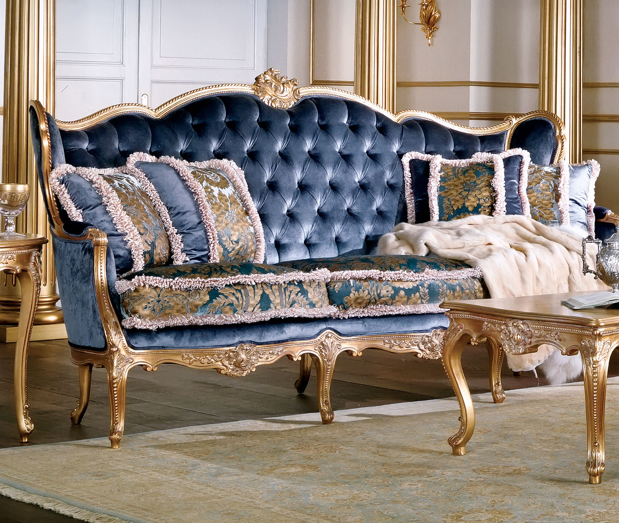 David Michael 88" Round Arm Sofa | Perigold