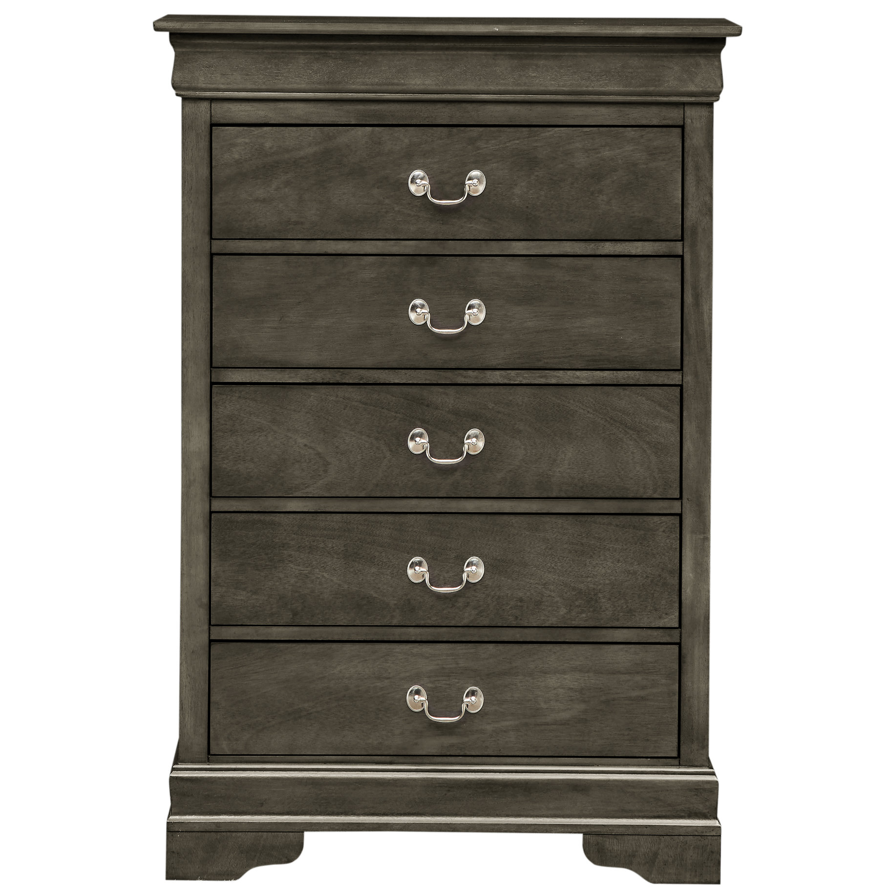 World Menagerie Ravishing Gray Bedroom Chest Storage Unit - Ornate ...