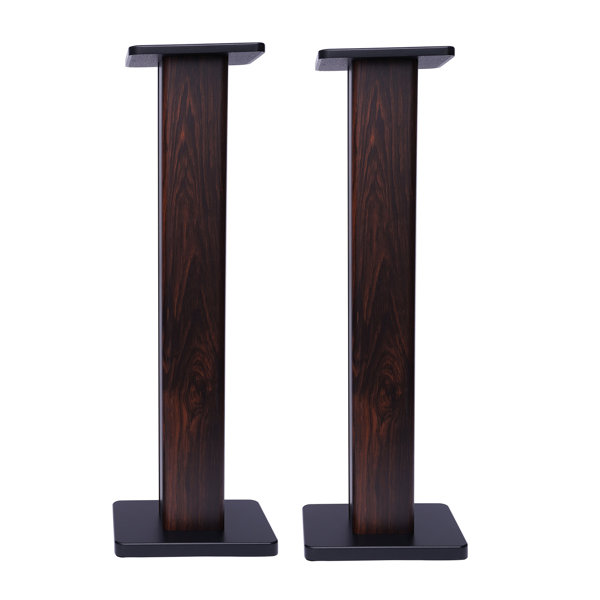 Ebern Designs 36" Bookshelf Speaker Stands Surround Sound System ...