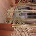 Astoria Grand Metal Hinged Foldable Arched Partition 5 Panel Partition ...