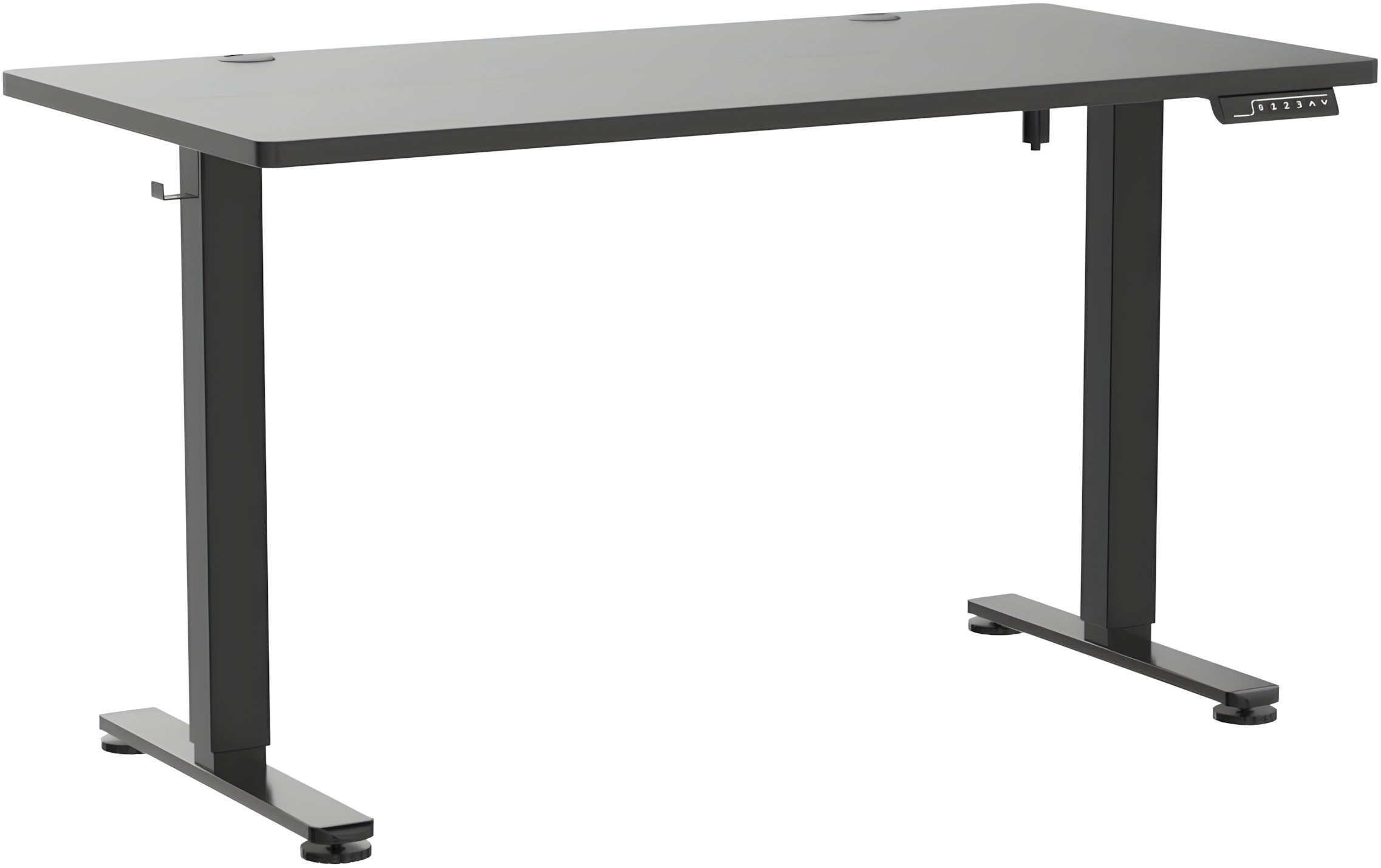 Inbox Zero Electric Height Adjustable Standing Desk With 3 Memory ...