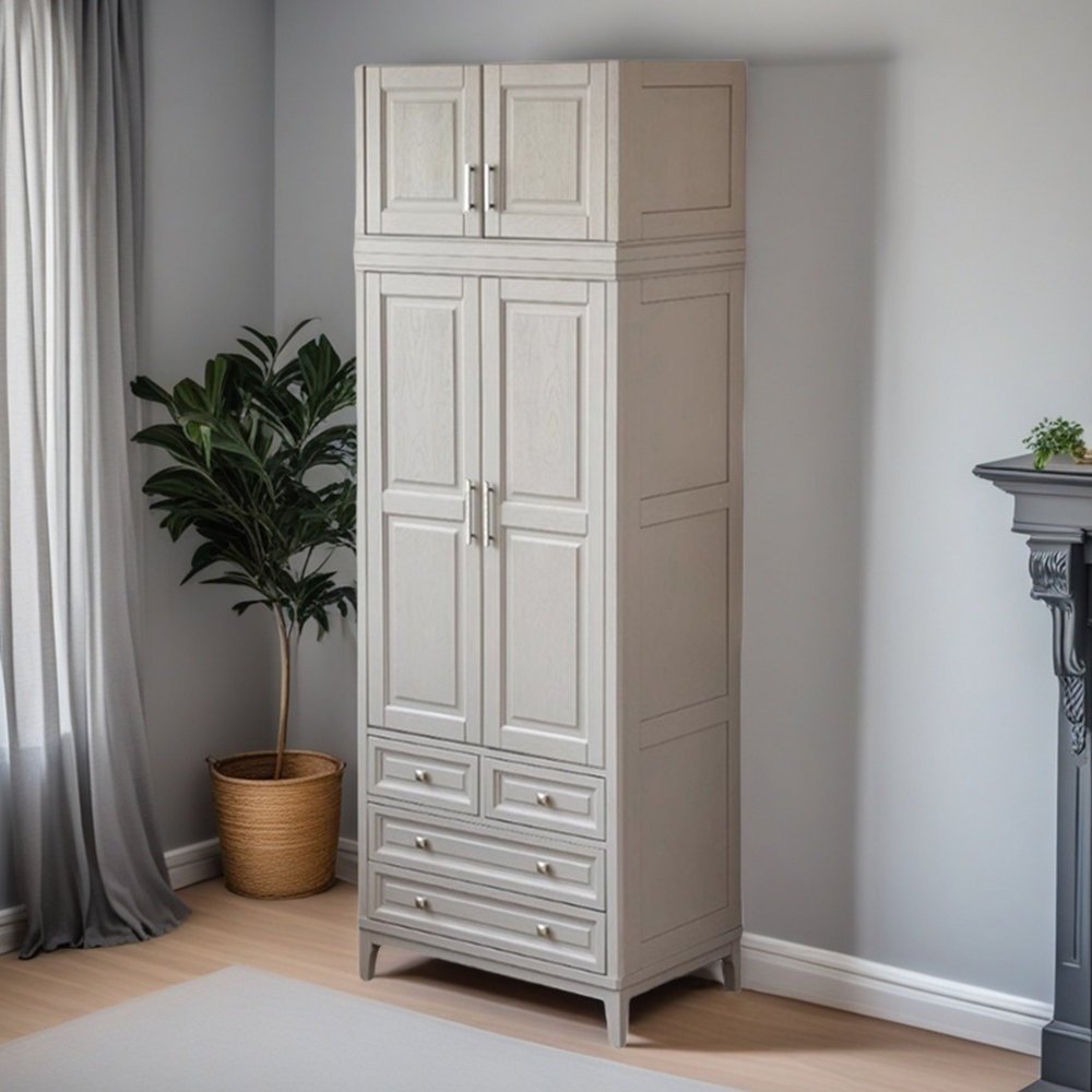 Parttlion American style vintage elegant wardrobe - Wayfair Canada