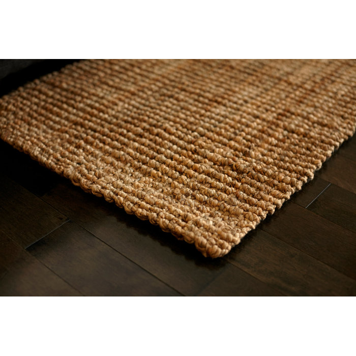 Asta Hand-Loomed Jute Indoor Area Rug in Andes Natural & Reviews ...