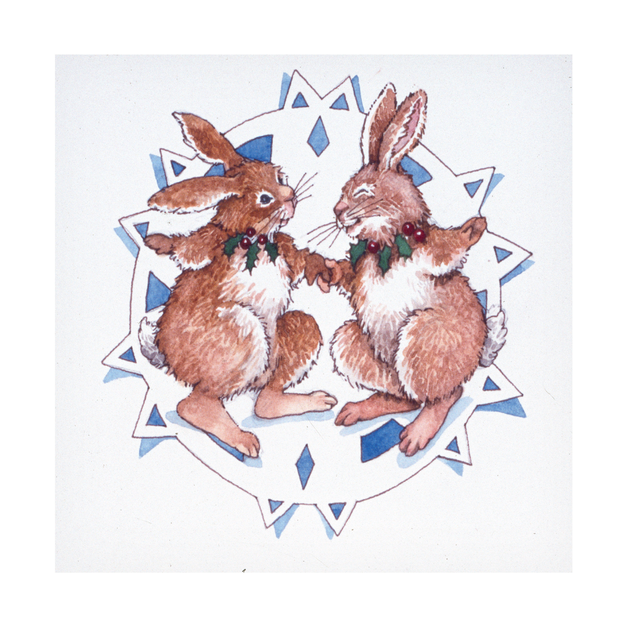 Trinx Wendy Edelson 'Rabbits' Canvas Art ALI63183 - Wayfair Canada
