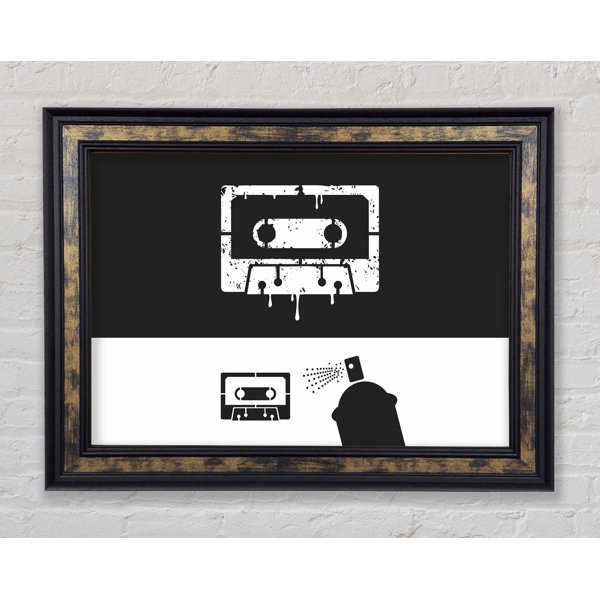 Bright Star Vintage Tapes - Single Picture Frame Print | Wayfair.co.uk