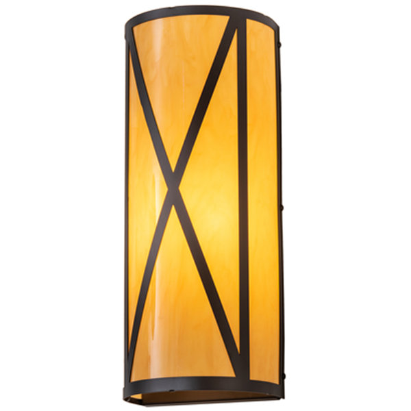 Meyda Lighting Saltire Steel Wall Light | Wayfair