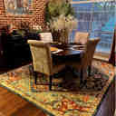 Bungalow Rose Trinette Oriental Green/Beige Area Rug & Reviews | Wayfair