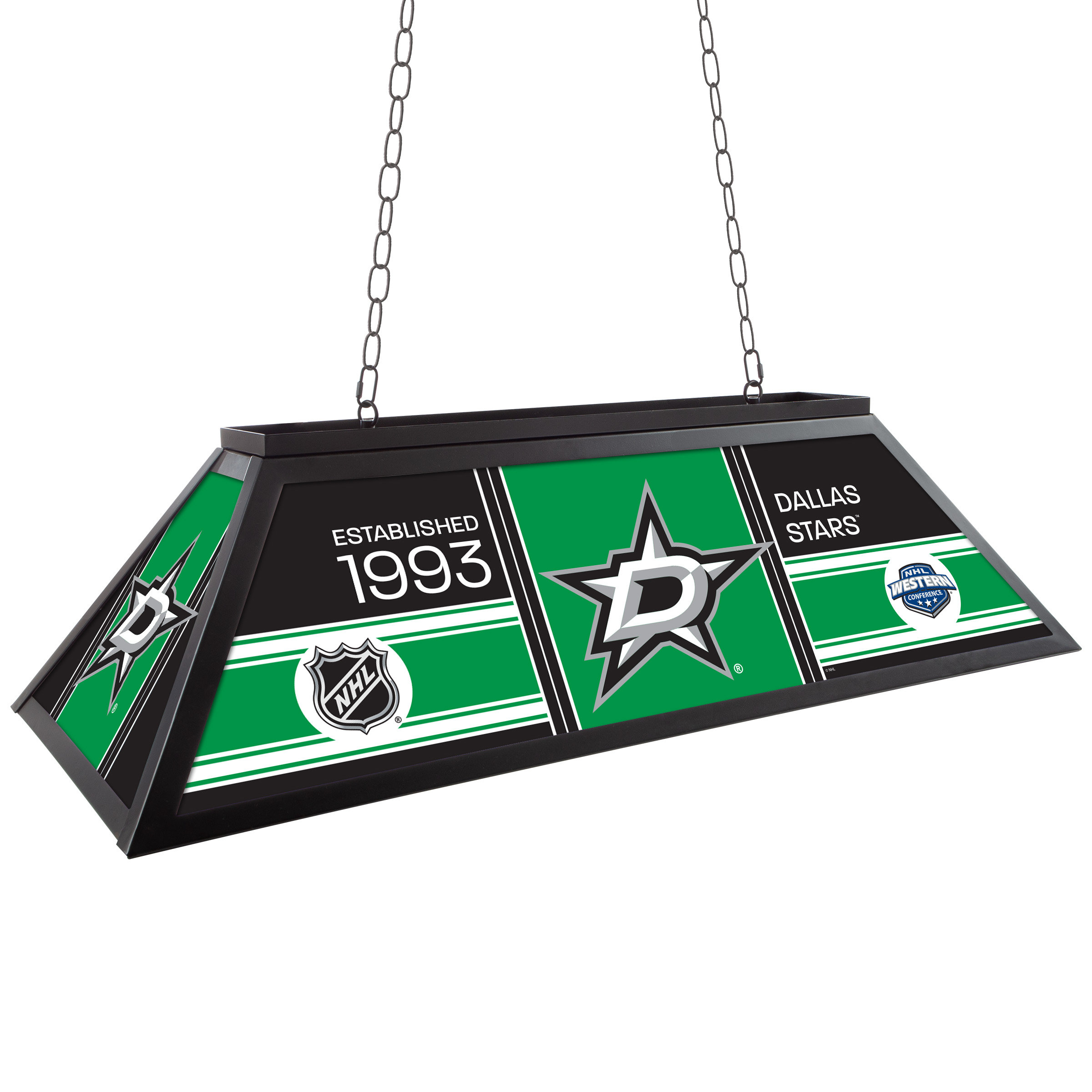 17 Stories Dallas Stars Patch 44-Inch Pool Table Light | Wayfair