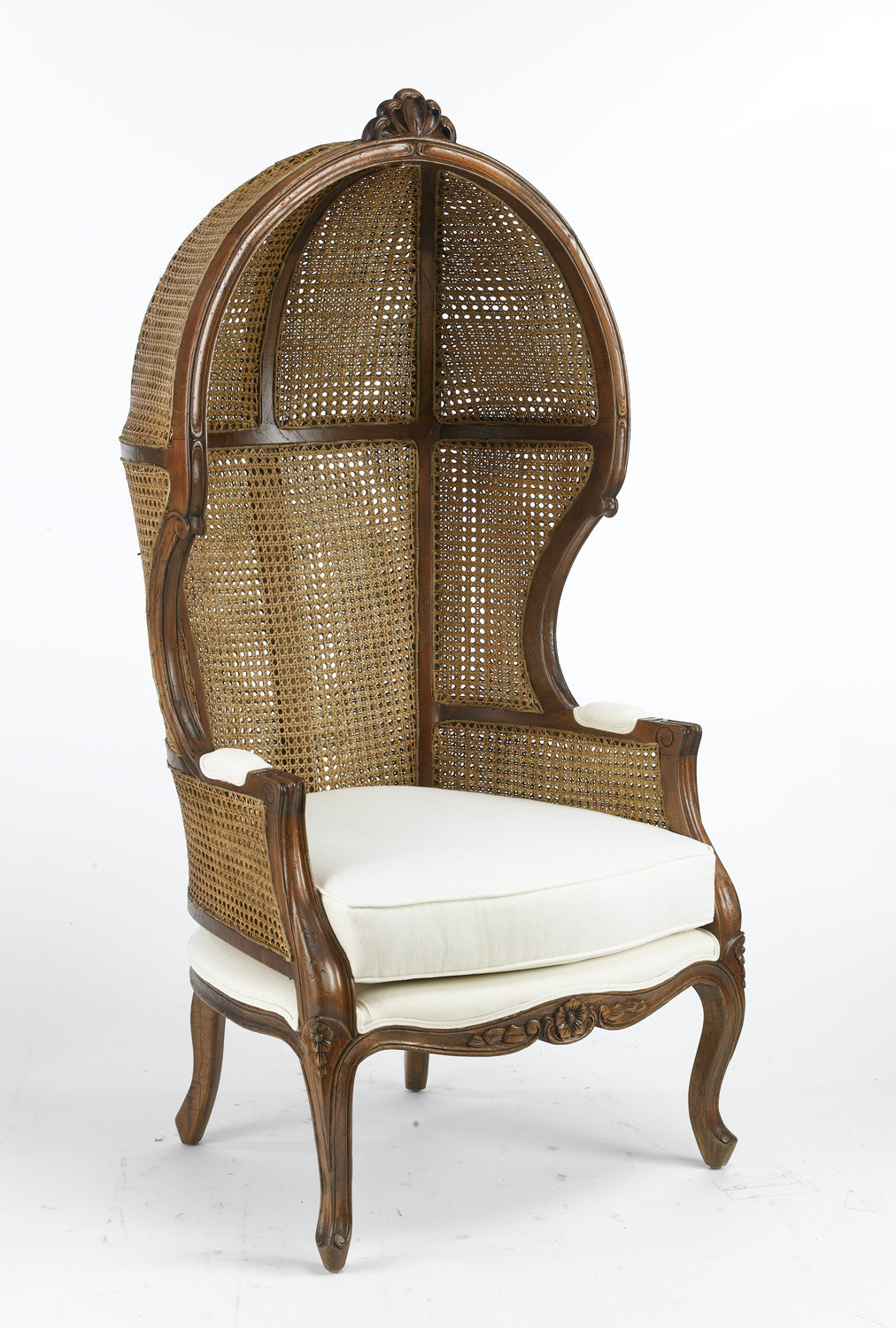 Astoria Grand Bonifant Linen Balloon Chair & Reviews | Wayfair