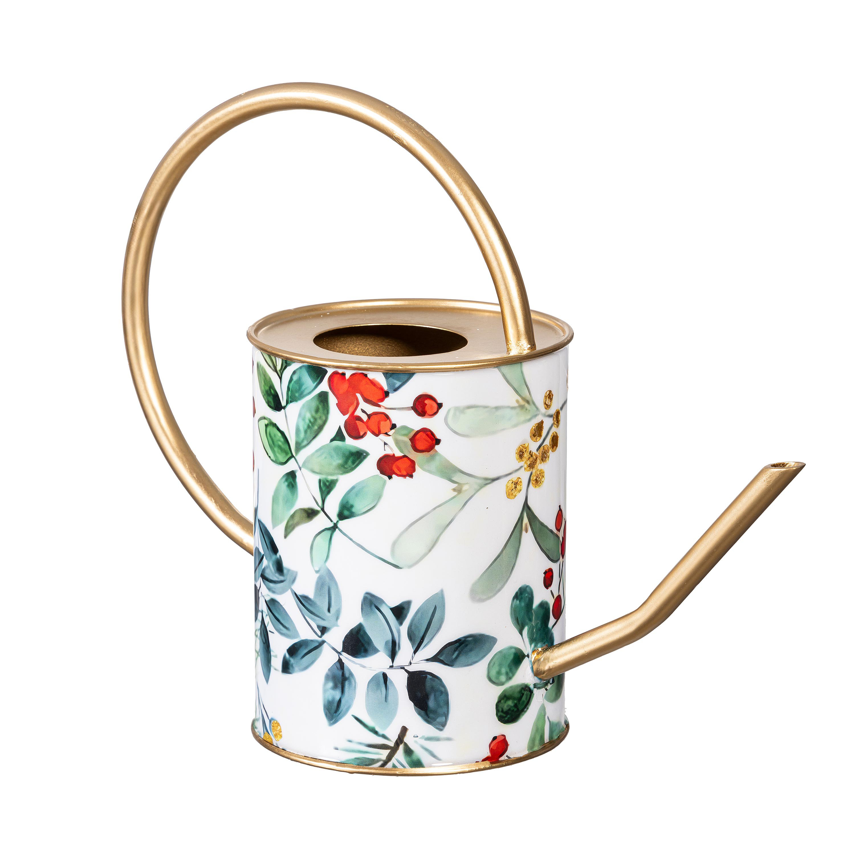 Evergreen Enterprises, Inc Festive Foliage Printed Metal Watering Can ...