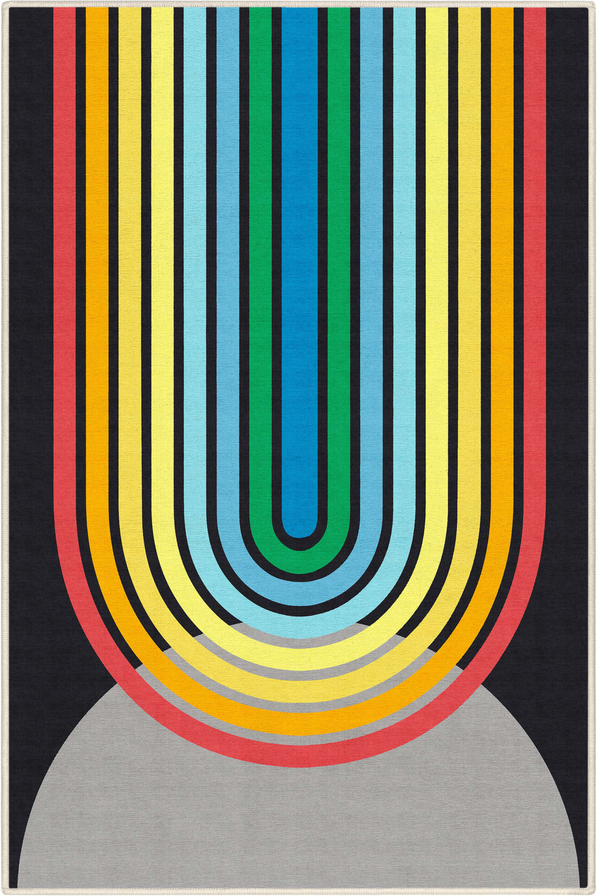 Well Woven Crayola Modern Arches Geometric Bright Multi Area Rug | Wayfair