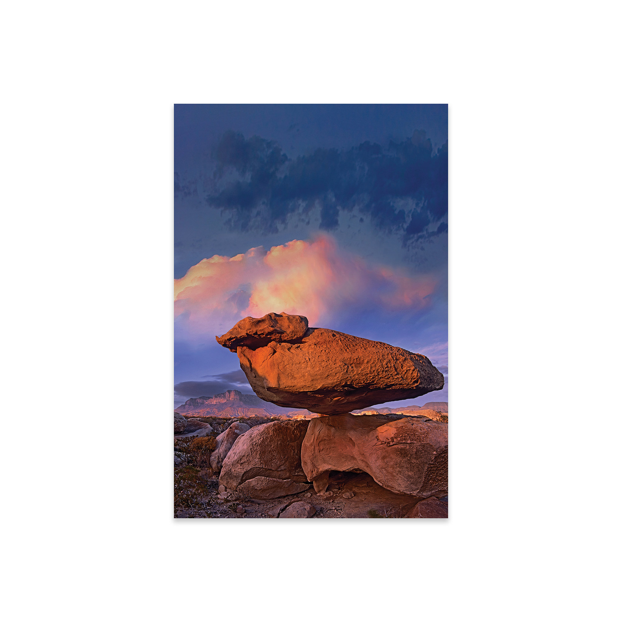 Union Rustic Balancing Rock Formation, Guadalupe Mountains National ...