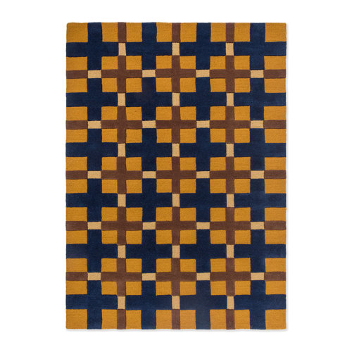 Brink & Campman Hand Tufted Wool Plaid Rug | Wayfair