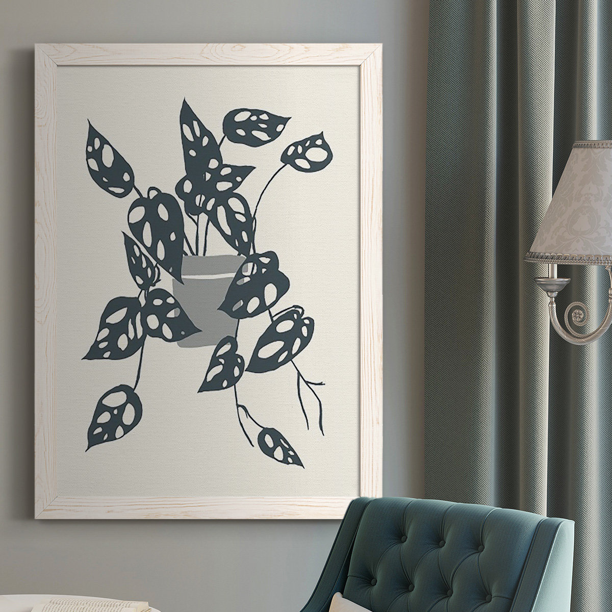 Bay Isle Home™ Alandrea Growing Leaves IV Framed On Canvas Print | Wayfair