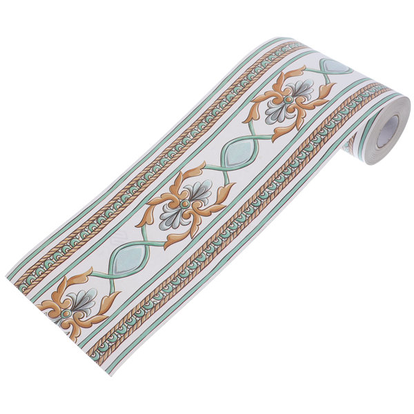 Charlton Home® 1 Roll of Vintage Style Wall Sticker Peel and Stick ...